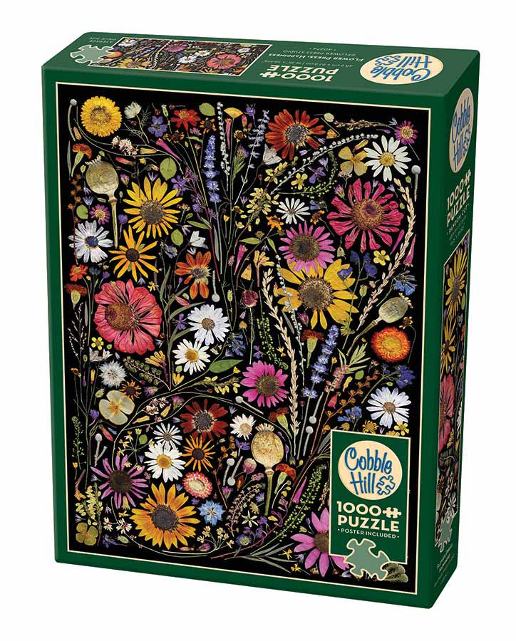 Cobble Hill - Flower Press Happiness 1000 Piece Jigsaw Puzzle – Premium Puzzles Australia