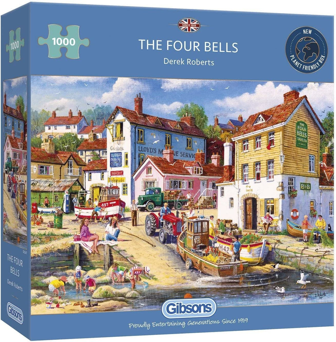 Gibsons - The Four Bells 1000 Piece Jigsaw Puzzle – Premium Puzzles ...