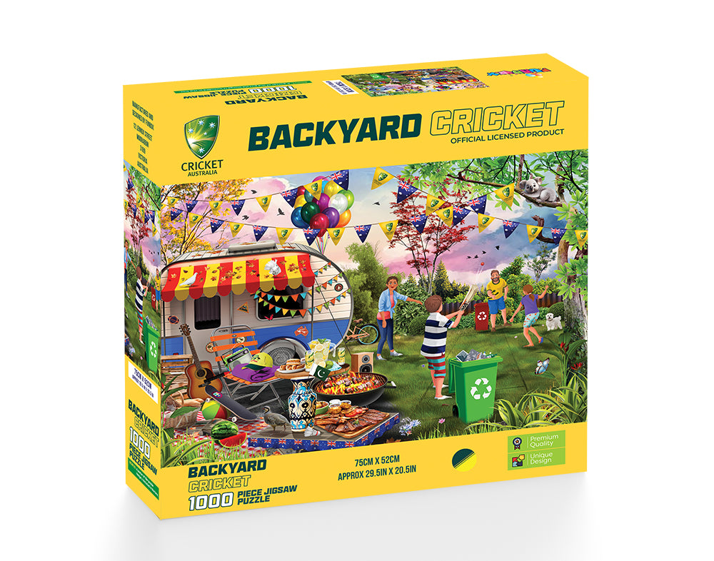 Funbox - Backyard Cricket 1000 Piece Jigsaw Puzzle – Premium Puzzles ...