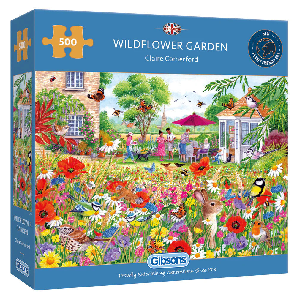 Gibsons - Wildflower Garden 500 Piece Jigsaw Puzzle – Premium Puzzles ...