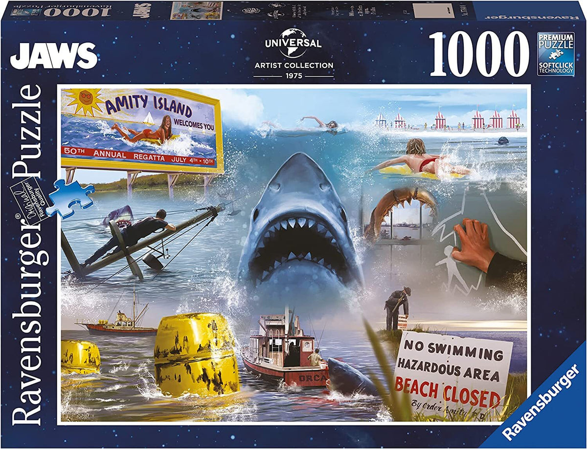 Ravensburger - JAWS 1000 Piece Adult's Jigsaw Puzzle – Premium Puzzles ...