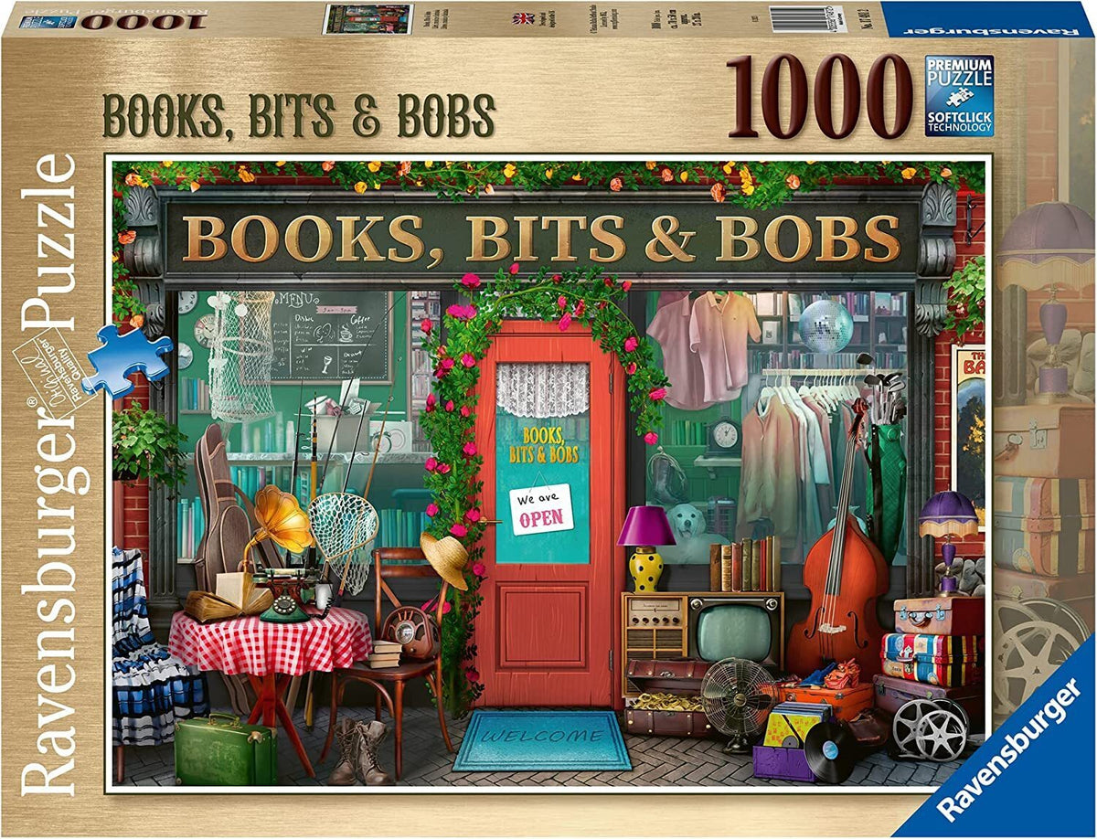 Ravensburger - Books, Bits and Bobs 1000 Piece Jigsaw Puzzle – Premium ...