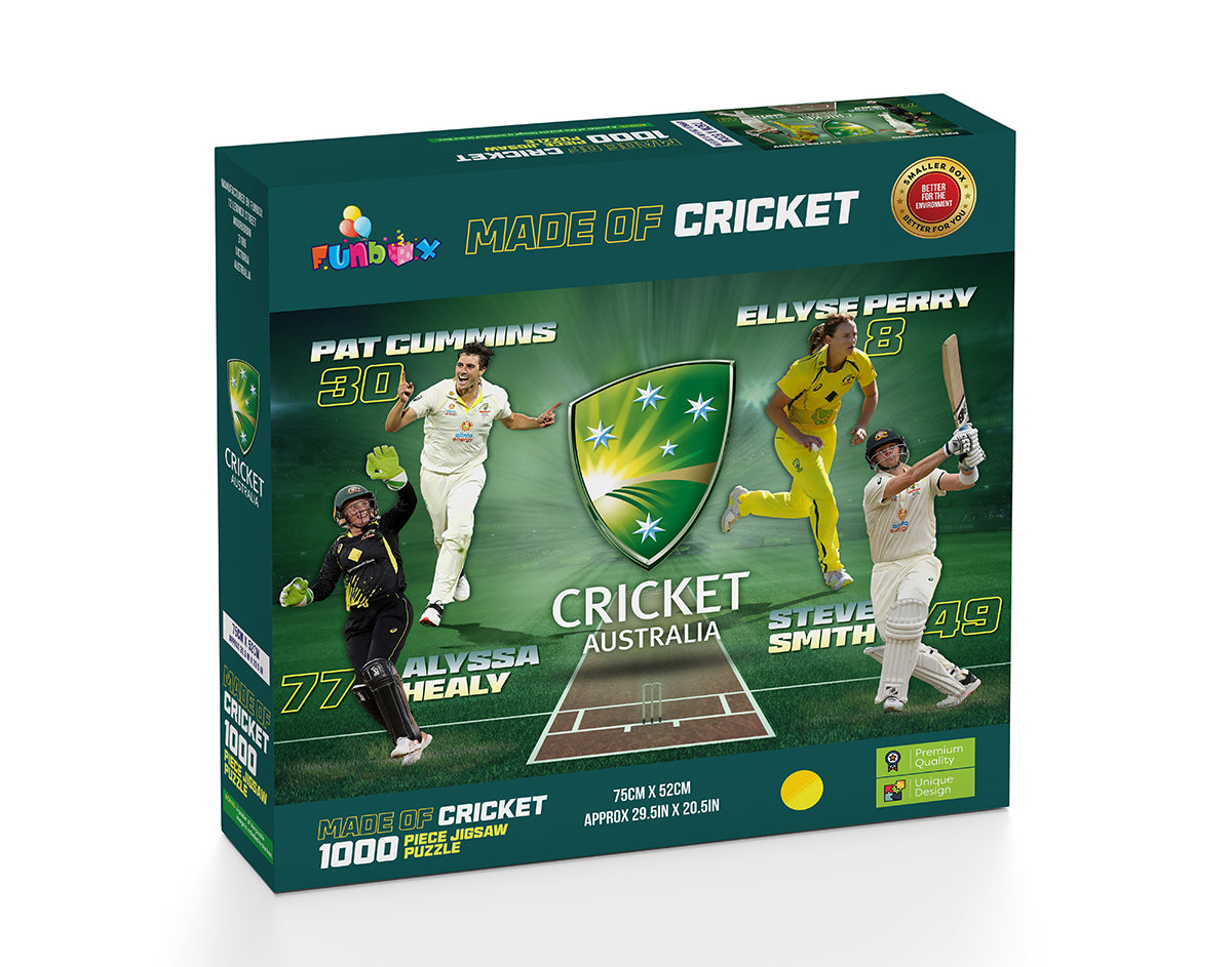 Funbox - Made of Cricket 1000 Piece Jigsaw Puzzle – Premium Puzzles ...