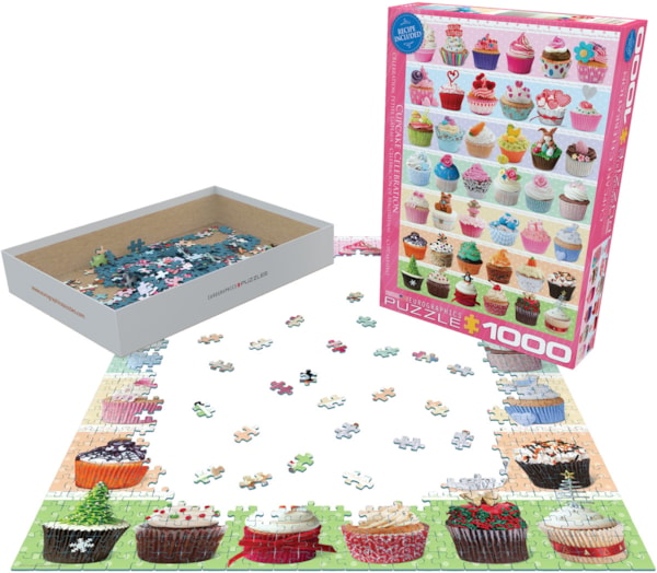 Eurographics - Cupcakes 1000 Piece Jigsaw Puzzle – Premium Puzzles ...